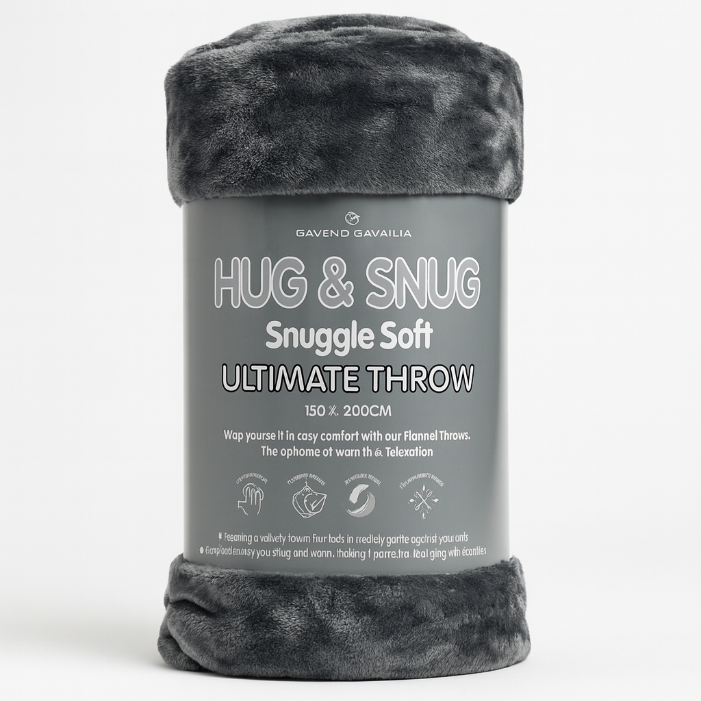 Hug & Snug Ultimate Soft Throw 150x200cm – Pretty Little Things - Gibraltar
