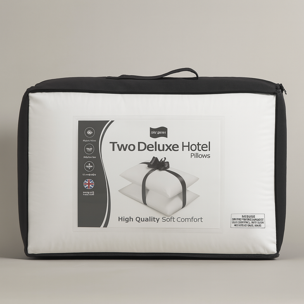 The Threadery Pillow Pair Deluxe Hotel Pillows – Pretty Little Things ...
