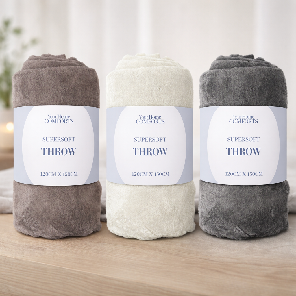 Supersoft Throw - 120 x 150cm – Pretty Little Things - Gibraltar